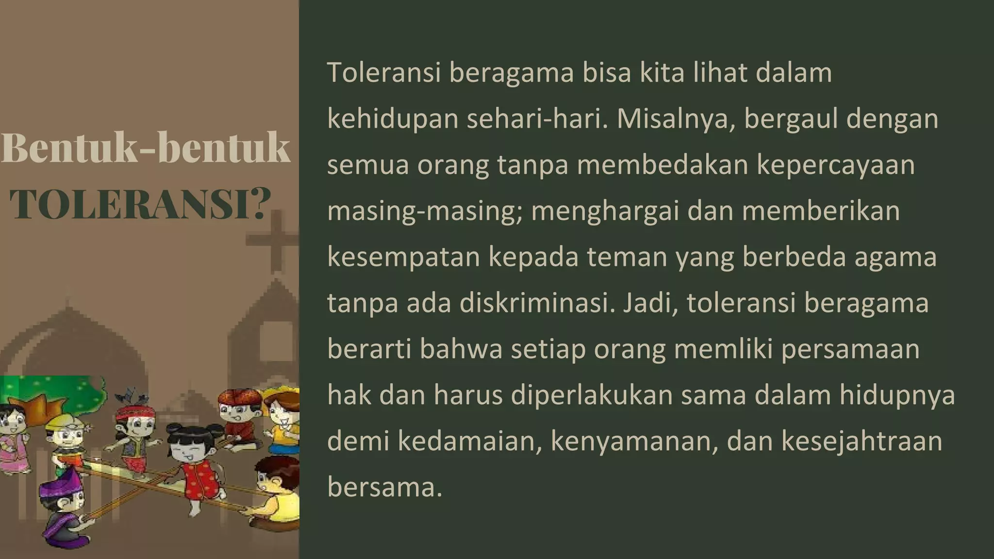 TOLERANSI ANTAR UMAT BERAGAMA | PDF