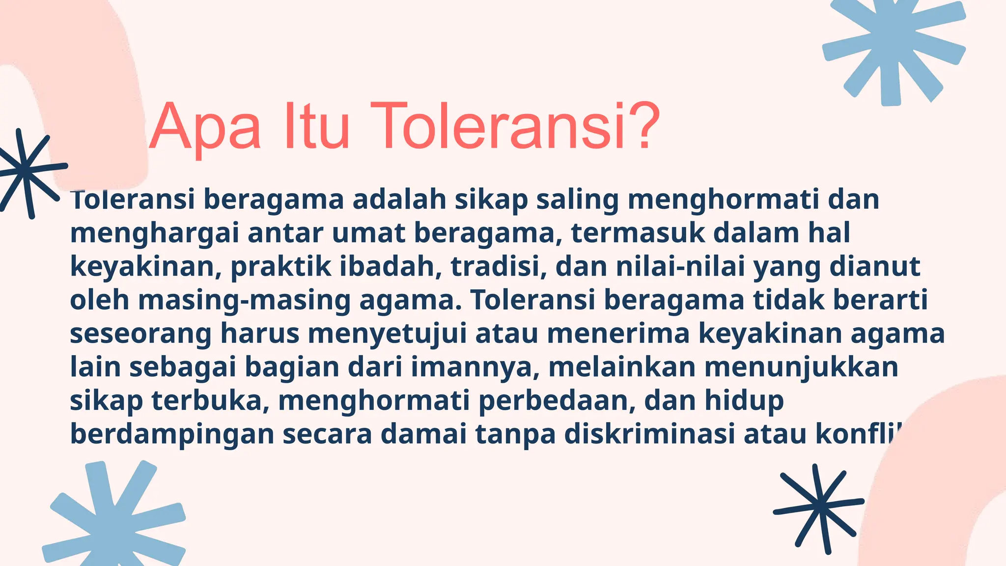Toleransi dalam Kehidupan membangun umat | PPTX
