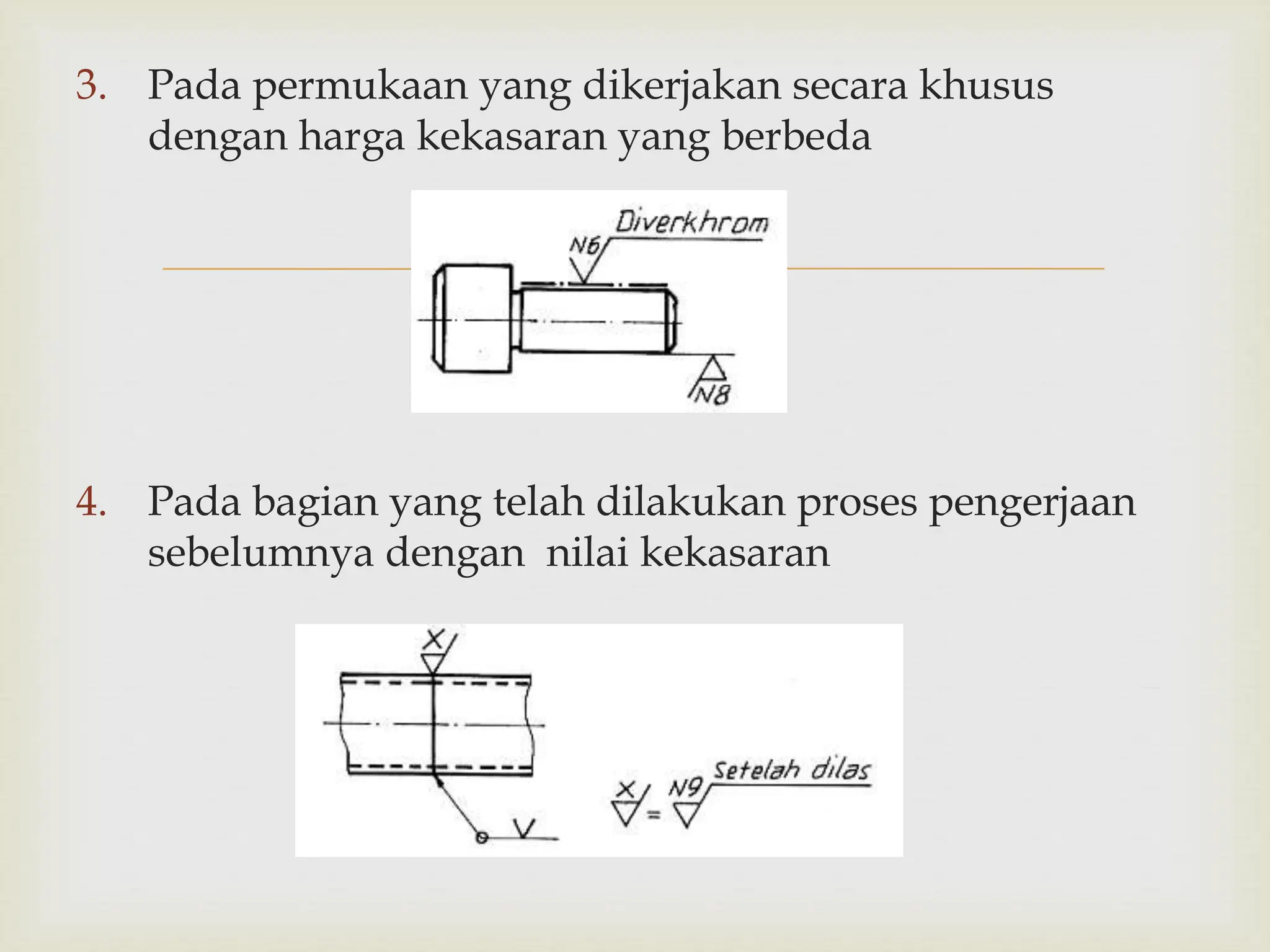 TOLERANSI KONFIGURASI KEKASARAN PERMUKAAN | PPTX