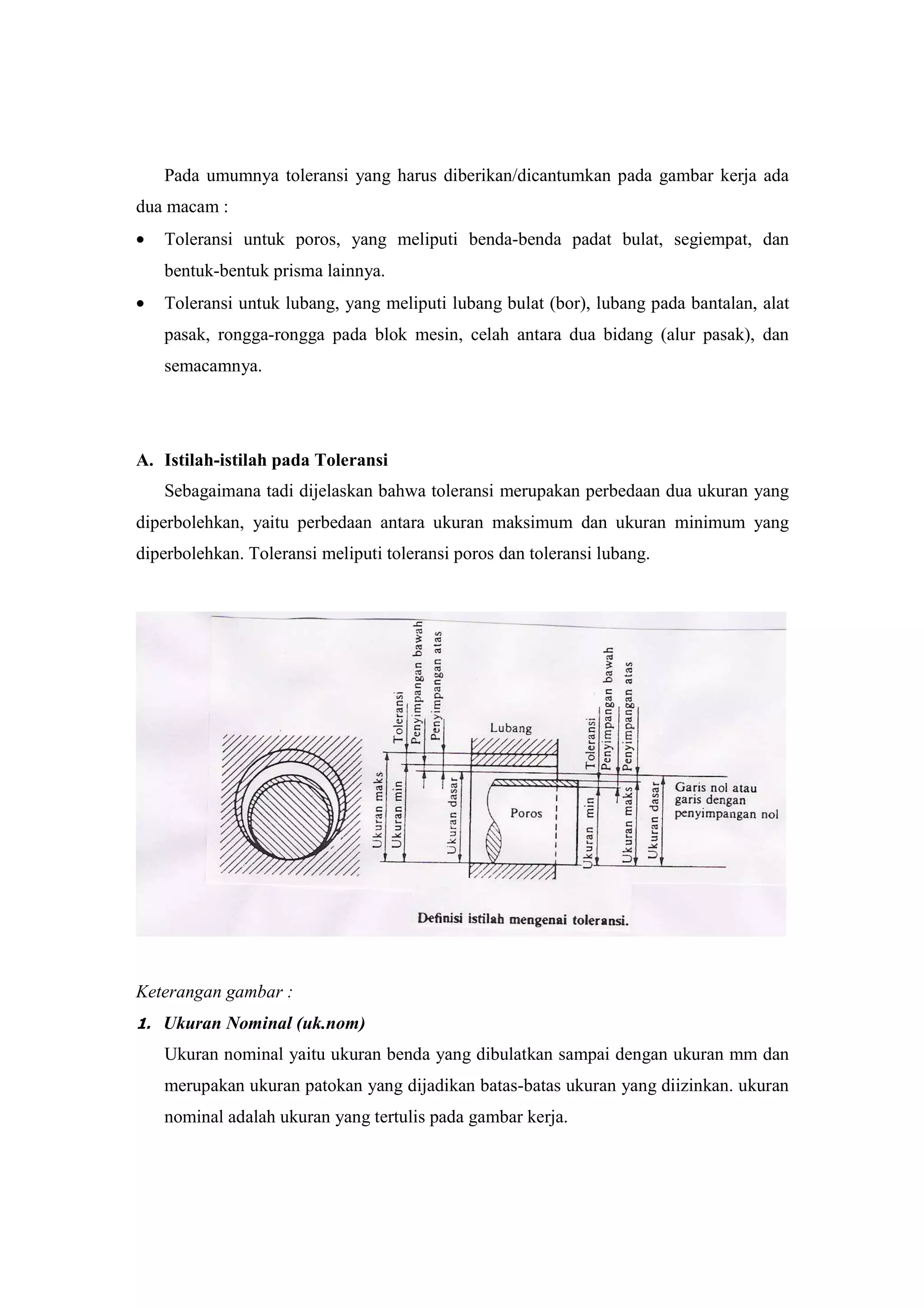 Toleransi linier | PDF