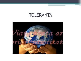 Toleranta zuica si iagaru | PPTX