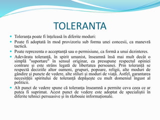 Toleranta zuica si iagaru | PPTX