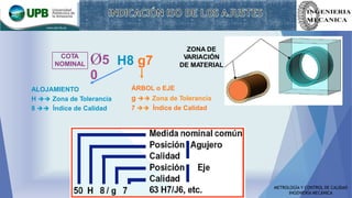 Tolerencias de fabricacion de materiales | PPTX