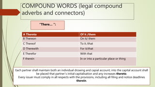 Contract Law. Wording of Contracts. | PPTX | Law