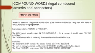 Contract Law. Wording of Contracts. | PPTX | Law