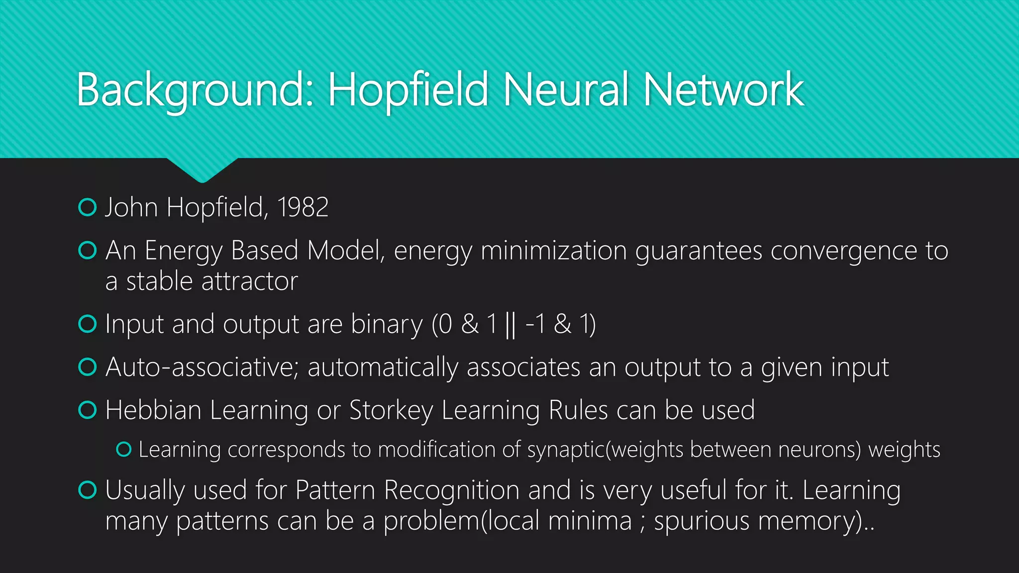 Using Hopfield Networks for Solving TSP | PPTX