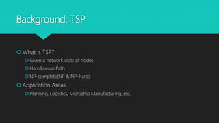 Using Hopfield Networks for Solving TSP | PPTX