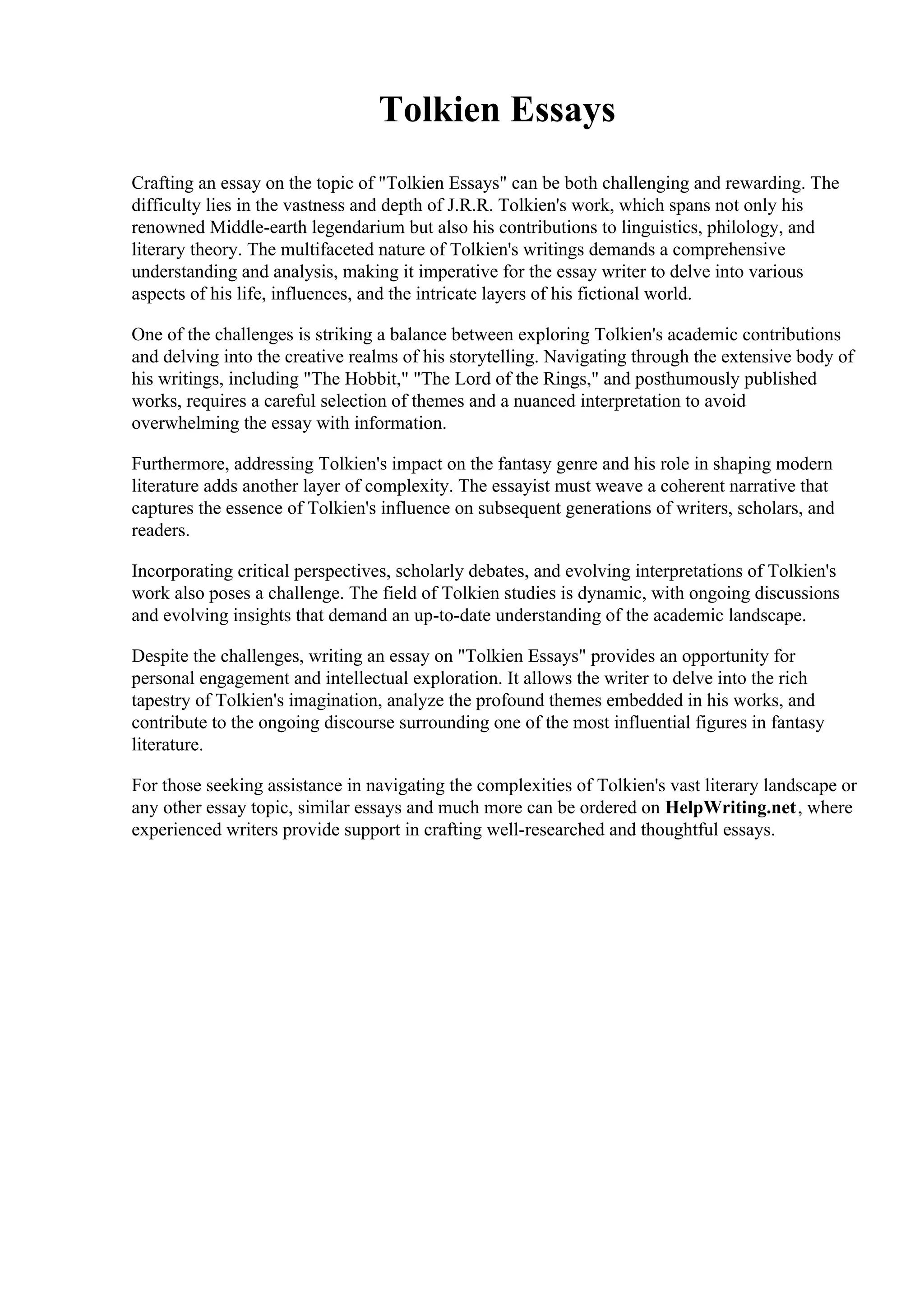 Tolkien Essays.pdf