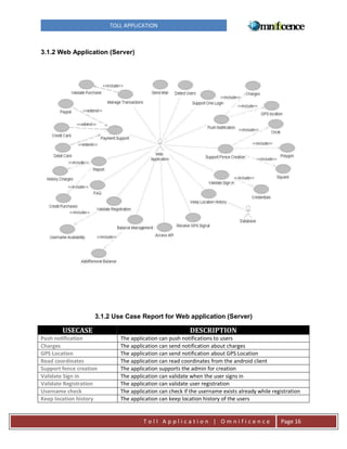 Toll application - .NET and Android - SRS | PDF