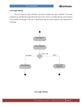 Toll application - .NET and Android - SRS | PDF