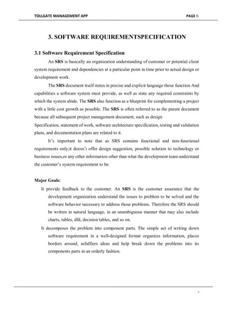 Tollgate management system project report..pdf