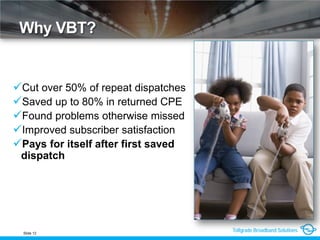 Tollgrade Virtual Broadband Technician (VBT) | PPT