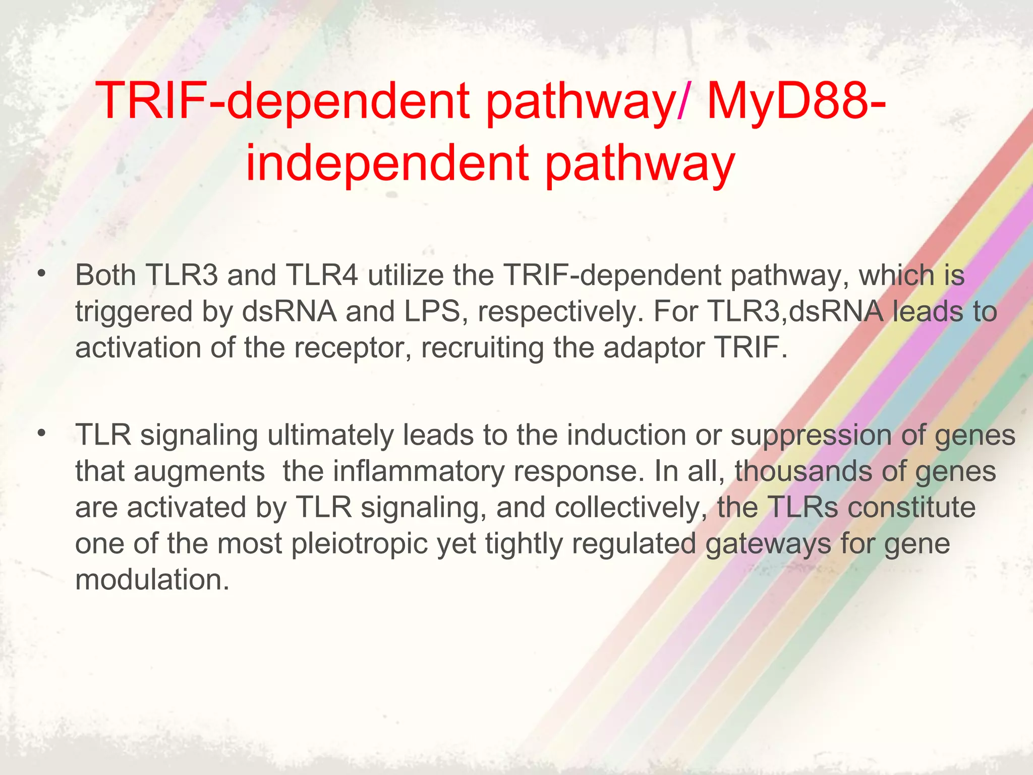 Tol like receptors | PPT | Genetics | Science