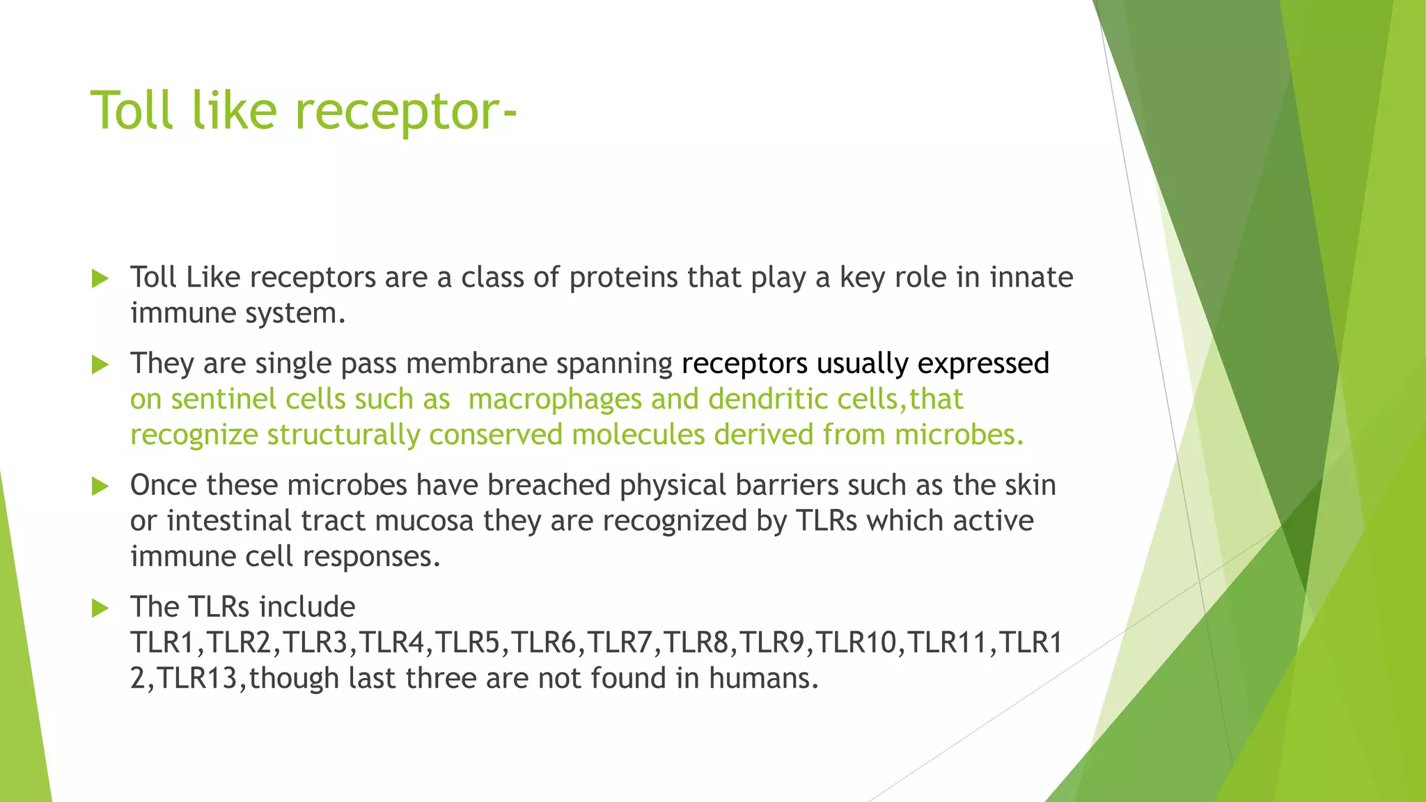 Toll like receptor and MHC | PPTX