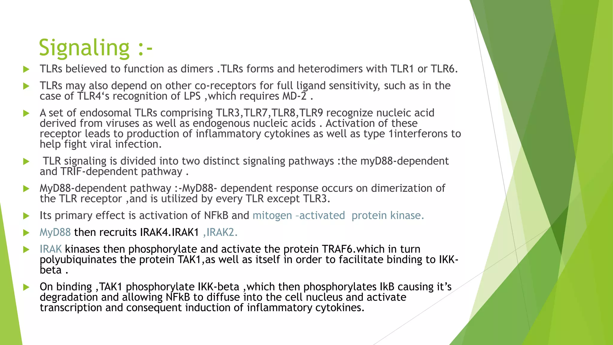 Toll like receptor and MHC | PPTX
