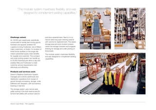 Toll logistics & footlocker case study | PDF