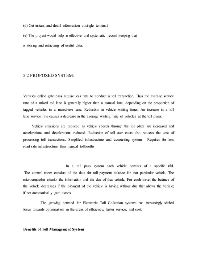 Toll management system (1) (1) | PDF