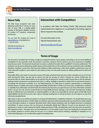 Tolly test report network packet brokers | PDF