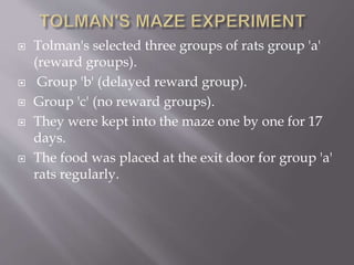 Tolman theory | PPTX