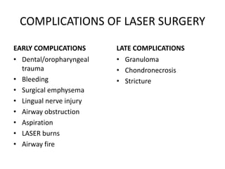 LASER IN ENT | PPTX