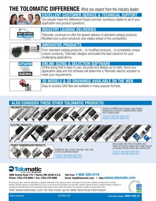 Tolomatic acs drive controller brochure | PDF