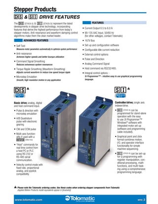Tolomatic electric stepper products brochure | PDF