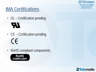 Tolomatic IMA Presentation | PDF