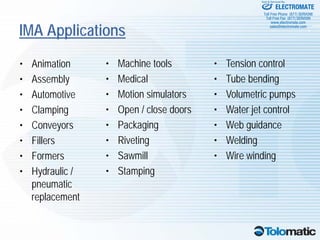 Tolomatic IMA Presentation | PPT