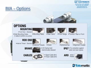 Tolomatic IMA Presentation | PDF