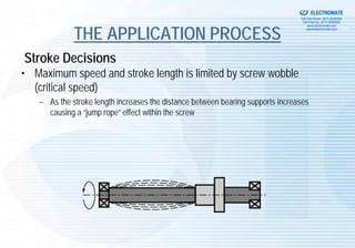 Tolomatic presentation understanding the application process | PDF ...