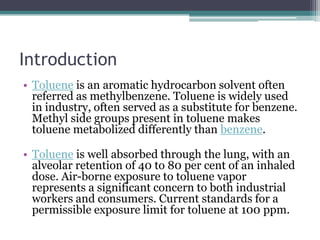Toluene as octane booster, Fuel additive | PPT