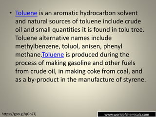 Toluene Biodegration Using Jet Loop Reactor | PPTX