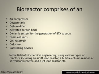 Toluene Biodegration Using Jet Loop Reactor | PPTX