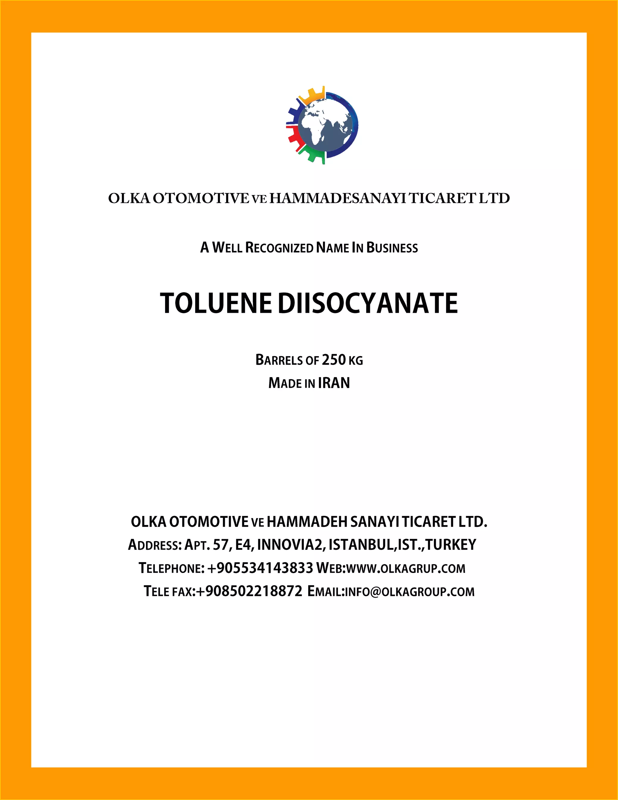 Toluene diisocyanate | PDF