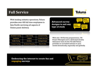 Toluna Overview | PDF