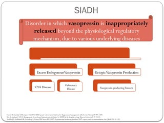 Tolvaptan Use for Syndrome of Inappropriate of Antidiuretic Hormone.pptx