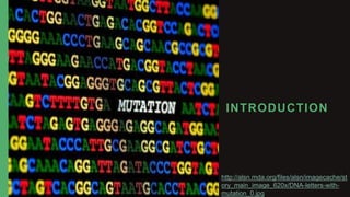 Types of Mutation :- Frameshift, Reversion and Spontaneous | PPTX