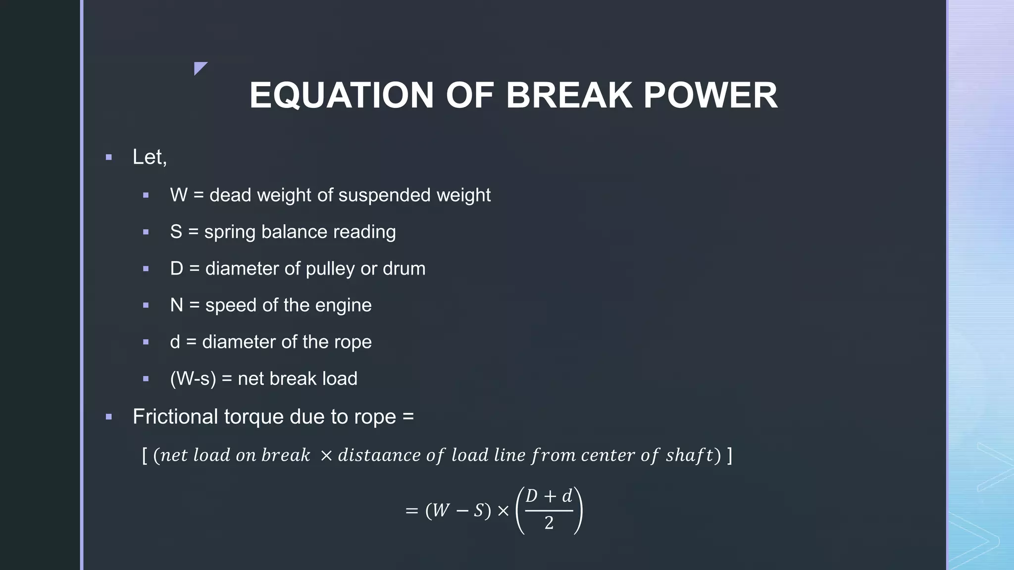 rope brake dynamometer | PPTX