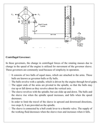 GOVERNORS AND FLYWHEEL | PDF
