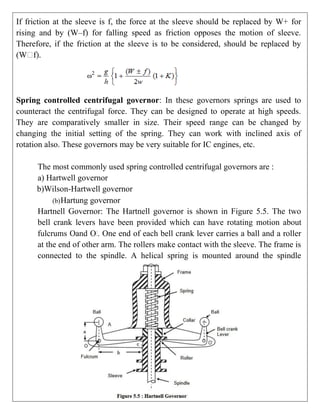 GOVERNORS AND FLYWHEEL | PDF