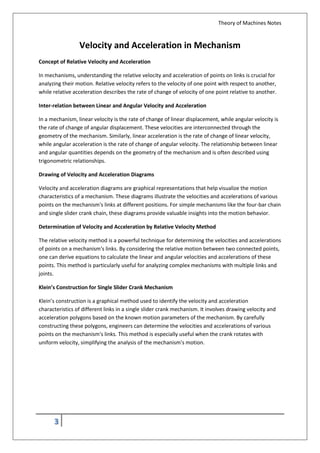 Theory of Machine Notes / Lecture Material .pdf