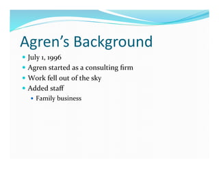 BIZ Luncheon Series: Tom Buman of Agren | PPT