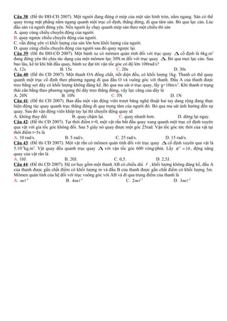 Tom tat-ly-thuyet-dong-luc-hoc-vat-ran | PDF | Free Download