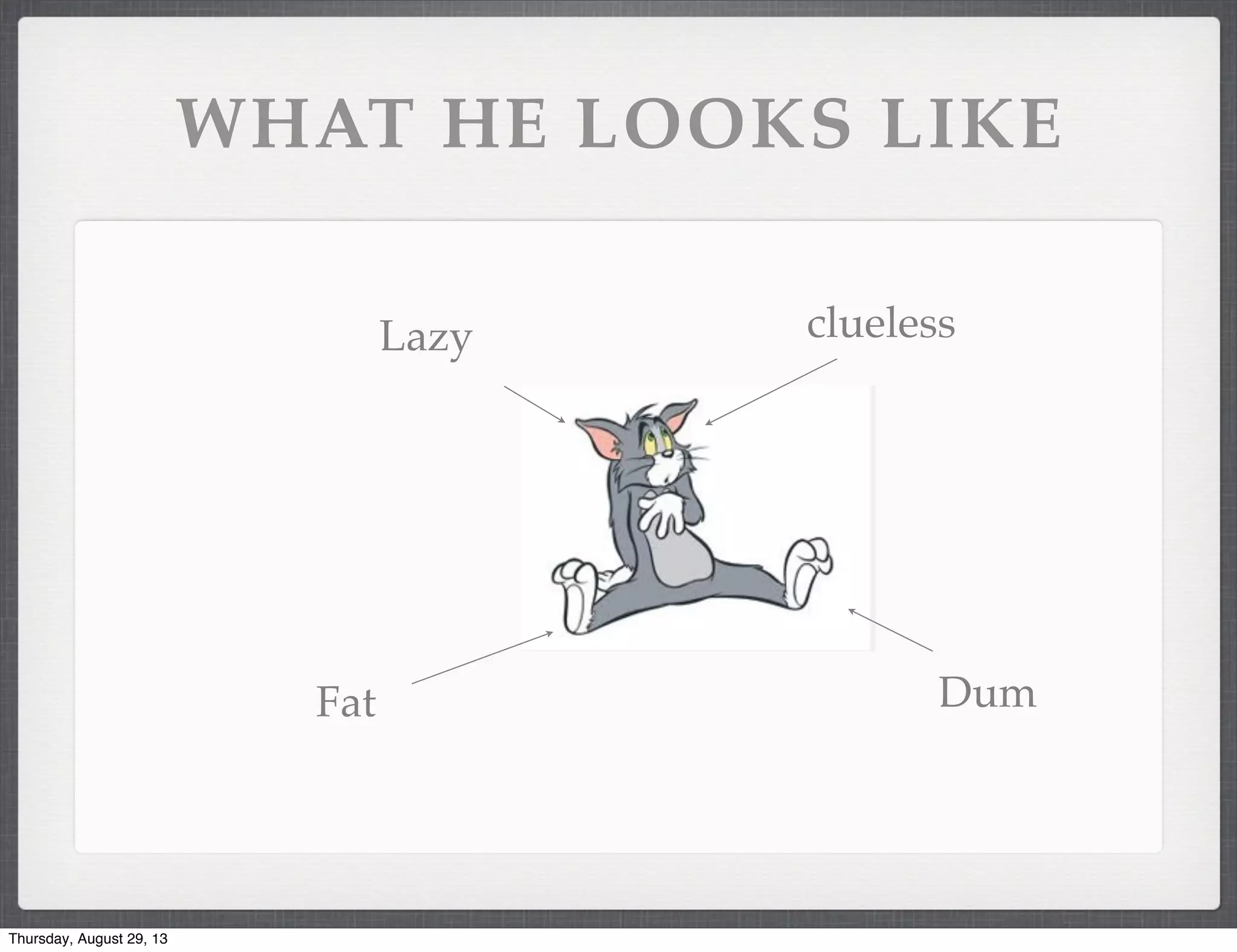 Characterization with tom | PPT