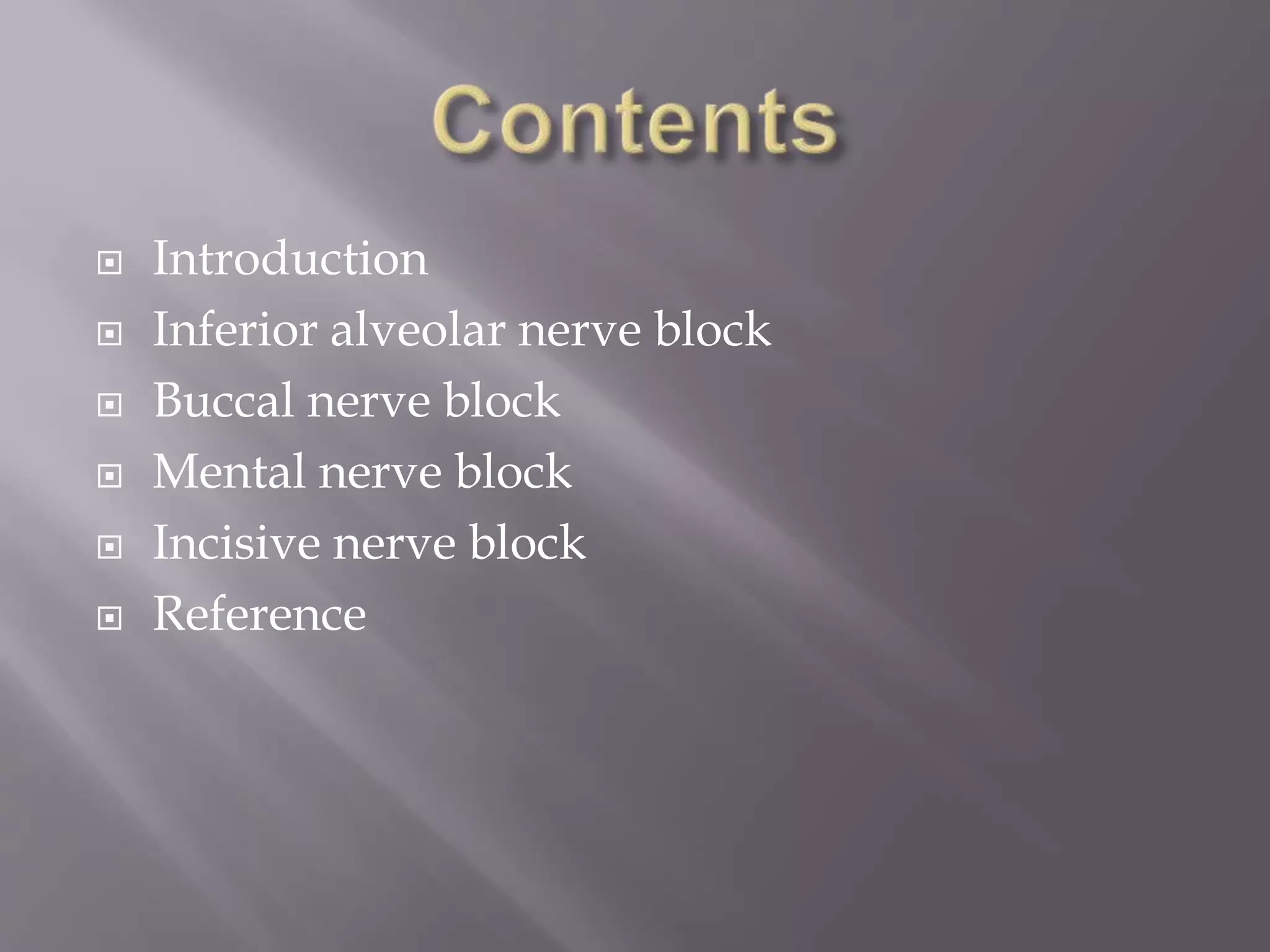 Mandibular injection techniques | PPTX