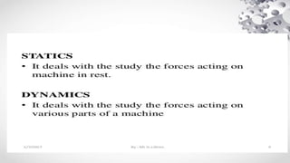 introduction theory of machine | PPT