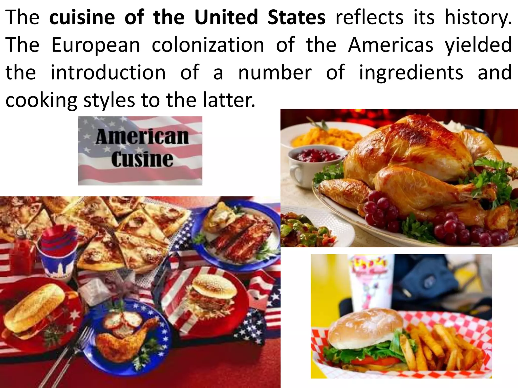 TOP 5 TRADITIONAL AMERICAN FOOD | PPTX