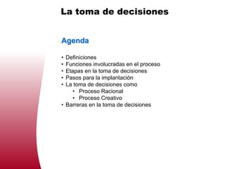 Toma de decisiones | PDF