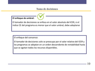 Toma de decisiones, umbral de decisión | PPTX