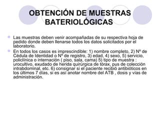 Toma de muestras | PPT
